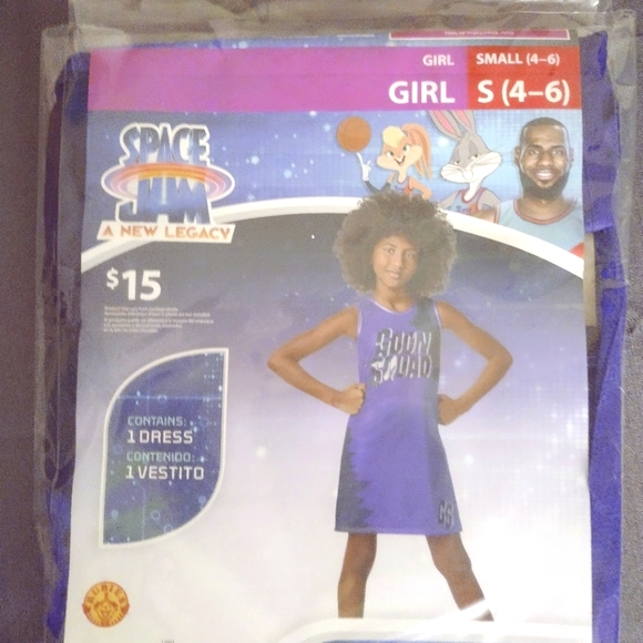 Costumes | Brand New Girls Space Jam Purple Goon Squad Dress Halloween ...